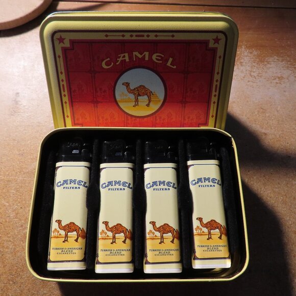Camel Other Vintage 995 Camel Tin Zippo Lighters Lighters Have